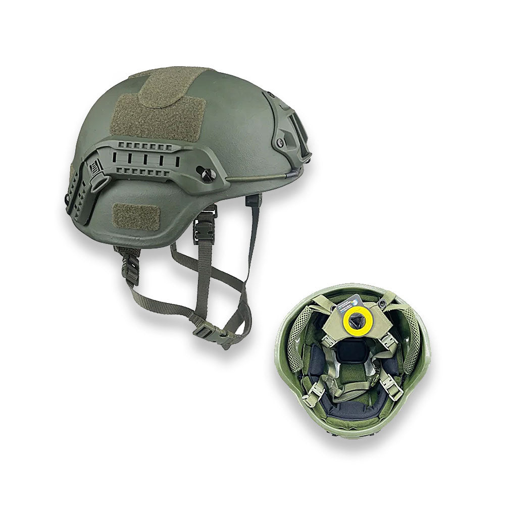 Combat Level IIIA MICH Ballistic Helmet With Wendy Suspension Liner